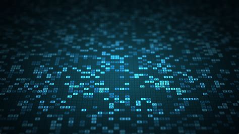 Abstract Technology Big Data Digital Code Futuristic Background Concept