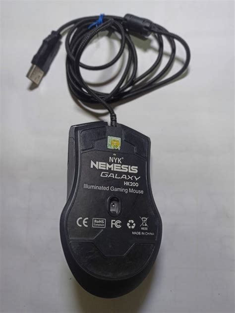 Mouse Gaming Nyk Hk200 Galaxy Macro Rgb Nemesis Hk 200 On Carousell