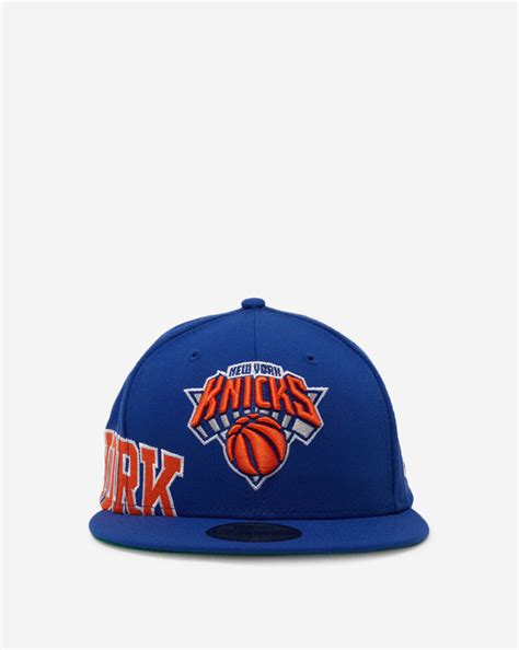 Shop New Era 59fifty New York Knicks Side Split Hat 60243537 Blue
