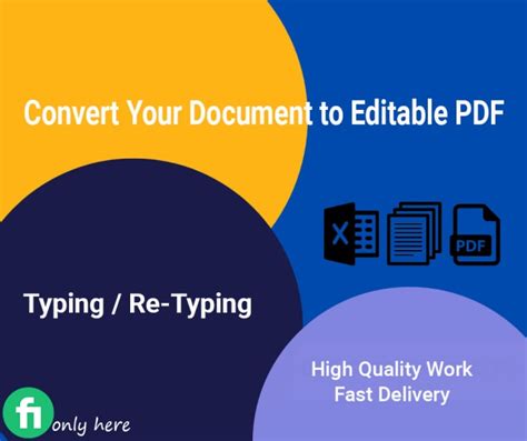 Convert Your Document To An Editable Pdf Fillable Form By Sohagsr Fiverr