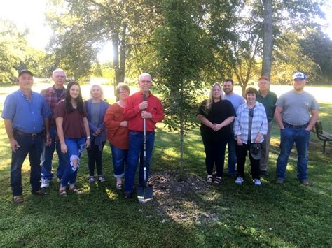 DeKalb Soil Conservation District Plants Tree In Memory Of Longtime