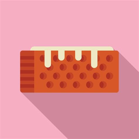 Premium Vector Delicious Cartoon Cherry Cake Illustration