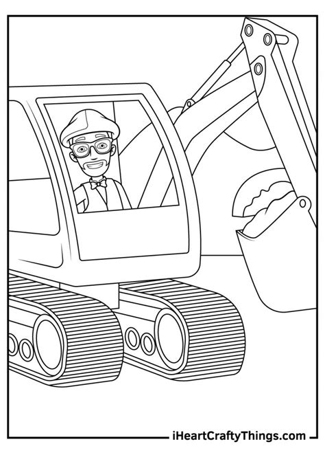 25 Blippi Coloring Pages 100 Free Printable Pdfs