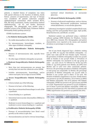 Assessing Vision Risks Diabetic Retinopathy In New Diabetes Cases Pdf