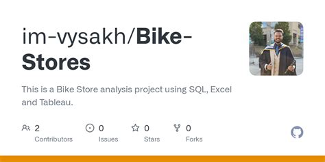 GitHub - im-vysakh/Bike-Stores: This is a Bike Store analysis project using SQL, Excel and Tableau.