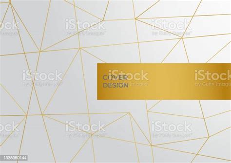 추상적인 배경 디자인 화이트와 골드 컬러 현대 미래 기술 배경 벡터 일러스트 소셜 미디어 배너 배경 템플릿 게임 디자인 포스터