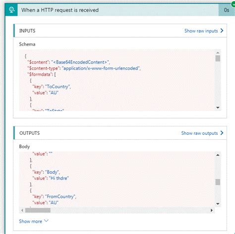 How Do I Add An Sms From Twilio Into Azure Table Storage Using Logic