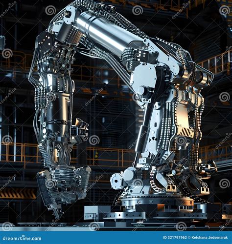 Robotic Arm Industrial Robot Robotic Industry And Technology Machine Concept Robot