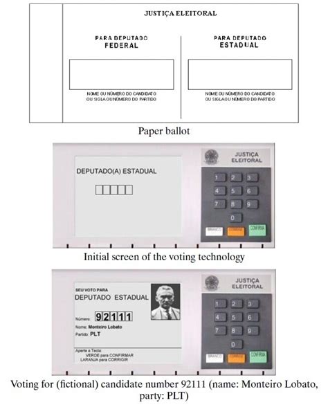Figure A1 Examples Of The Voting Technologies Download Scientific