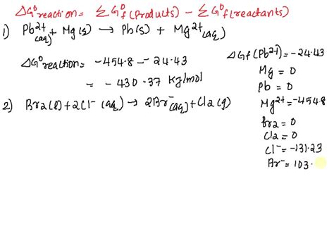 Solved Using Standard Electrode Potentials Calculate Î”gâˆ˜rxn And