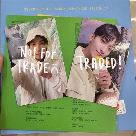 Wtt Svt Sector 17 Compact Ver Dk Jun Jeonghan Mingyu Wonwoo Hobbies