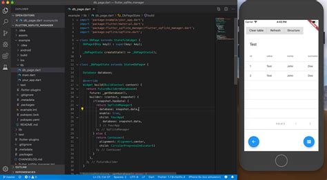 Visually Manage Your Flutter Sqflite Database