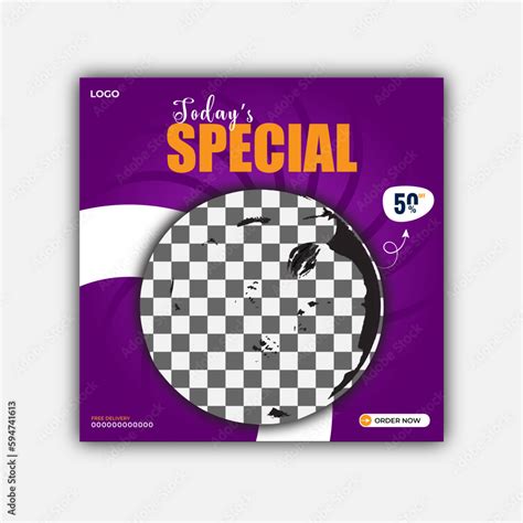 Free Eps Vector Ice Cream Social Media Post Design Template Banner Vector Illustration Food