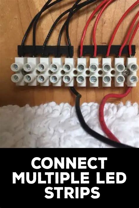 How To Connect Multiple LED Strips Led Lighting Diy Led Strips Diy Diy Led Lighting Ideas