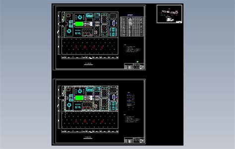 水厂平面高程和加氯间图 AutoCAD 模型图纸下载 懒石网