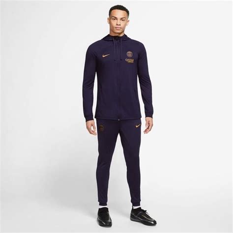 Paris Saint Germain Trainingsanzug Dri FIT Strike Blau Gold Suede