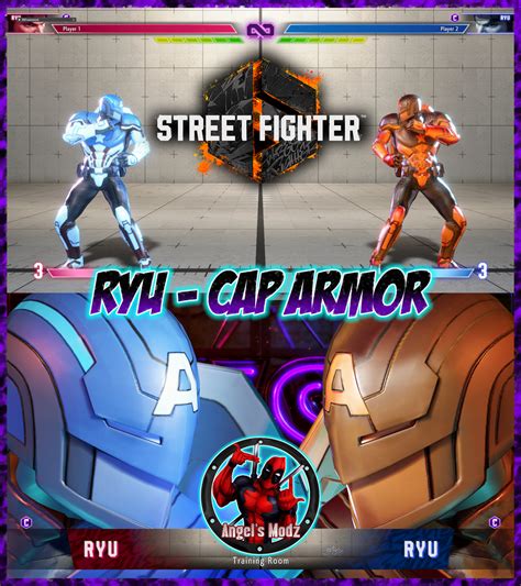 Ryu Cap Armor Sf Mod By Angelsmodz On Deviantart