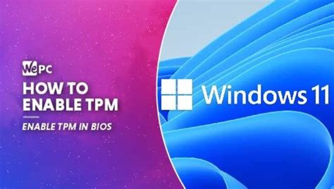 How To Enable TPM 2 0 In BIOS For Windows 11 WePC