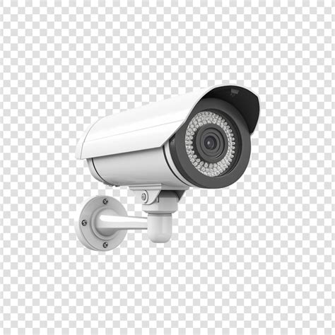 투명한 배경에 Cctv 카메라 또는 보안 카메라 프리미엄 Ai 생성 Psd
