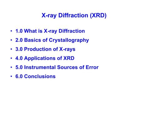 The Ultimate Guide To Xrd Xrd Diffraction Pattern Sfostsee