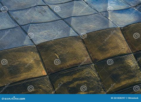 Closeup Of The Cladding Of New Stage National Theater In Prague Czech
