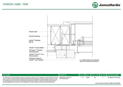 Au Prln T Cffc 009 Window Jamb Trim