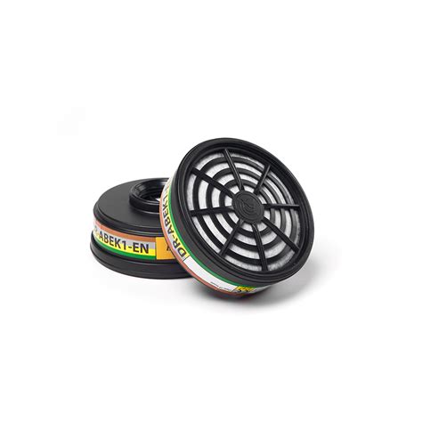 Black Abek1 Twin Filters Filters Respiratory Dromex