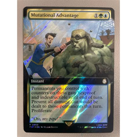 Mtgfallout Pip R0950 Mutational Advantage Surge Foil Shopee