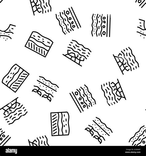 Soil Ground Research Vector Seamless Pattern Stock Vector Image Art Alamy