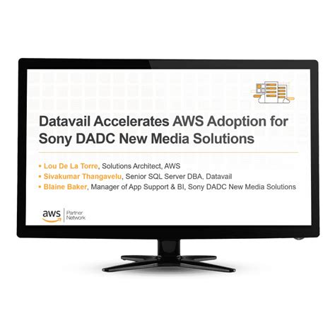 Datavail Accelerates Aws Adoption For Sony Dadc Datavail