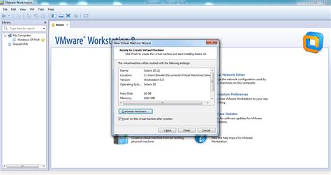 Install Oracle Solaris 10 Inside Vmware® Workstation 801 Oracle