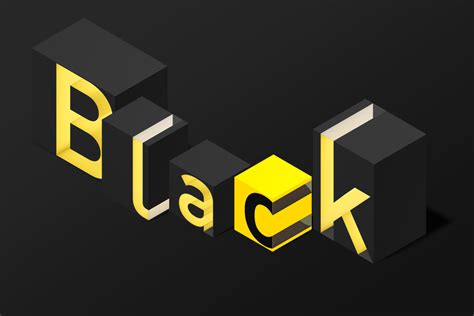 Cube 3d Font Isometric View 01 Gk Mockups Store