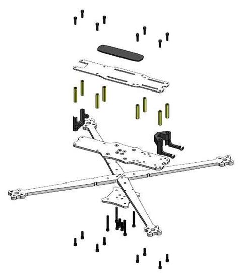 Карбонова рама 7 8 10 дюймів для Fpv дрона Власне виробництво 860 грн Аксесуари для