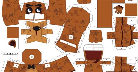 Diviértete Con Este Interactivo Papercraft De ¨freddy Original¨ De
