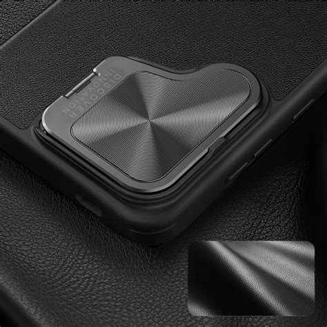 Etui z klapką i ochroną aparatu Nillkin Qin Prop do Galaxy S24