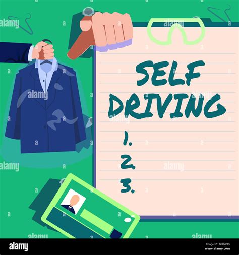 Conceptual Caption Self Driving Concept Meaning Autonomous Vehicle Ability To Navigate Without