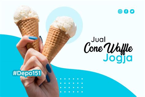 Jual Cone Waffle Jogja Es Krim Jogja