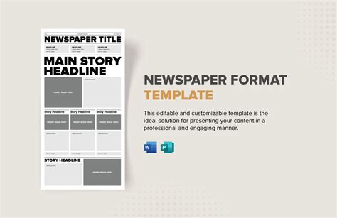 Wedding Newspaper Template In Publisher Word Pages Download