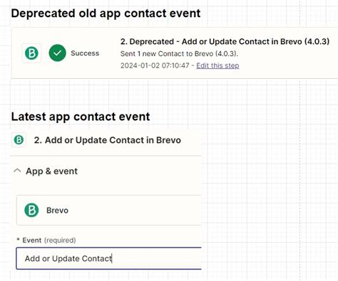 Encountering Problems With Zapier For Transferring Webflow Form Data To Brevo App Data Api