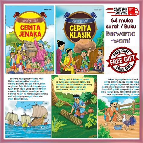 Koleksi Cerita Kanak Kanak Buku Cerita Klasik Cerita Jenaka Buku