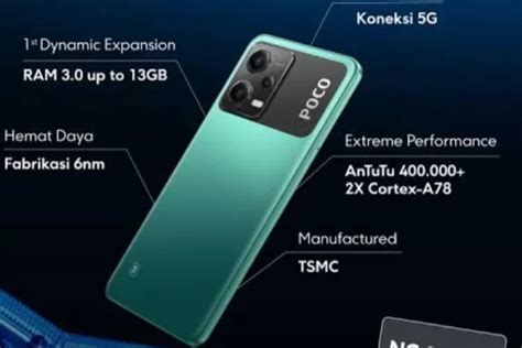 Harga Hp Poco X5 5g Turun 500 Ribu Support Ram 13gb Layar Amoled