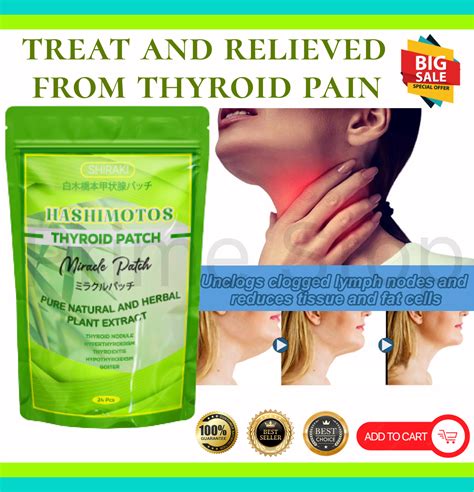 Best Selling Shiraki Hashimoto Thyroid Patch 24 Pcs Pack Authentic
