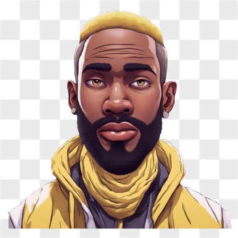 Download Stylized Portrait Of A Young Man Cartoons Online Creative