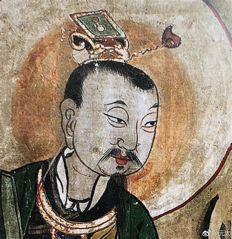 阎王表情包 图1到4是莫高窟壁画里的，清中期。感觉有点呆萌莫高窟壁画阎王表情包新浪新闻