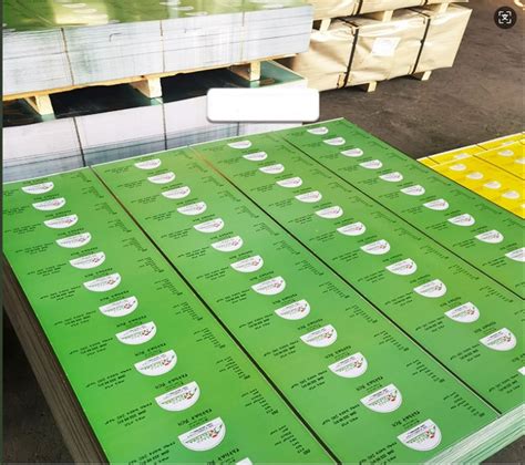 Custom Printed Tin Plate Sheet For Can Green Tree Ts