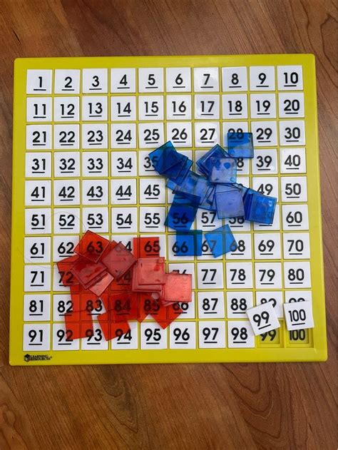 Learning Resources 100 Number Board Hobbies And Toys Toys And Games On