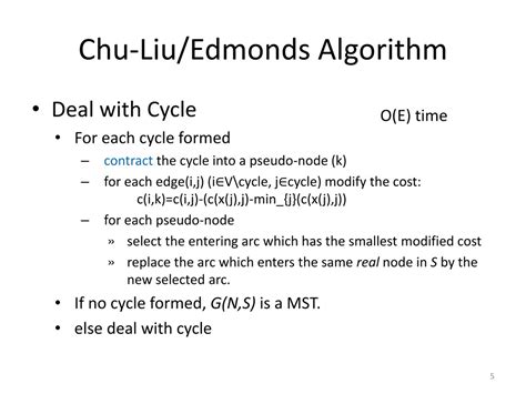 Ppt Chu Liuedmonds Algorithm An Introduction Powerpoint
