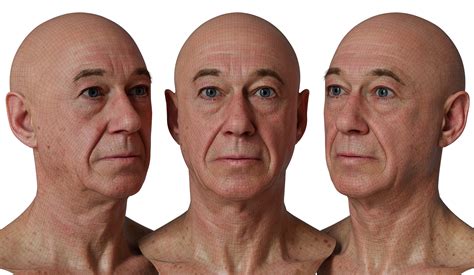 Hd Male 3d Head Model 28