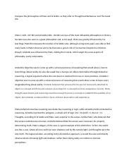 Compare The Philosophies Of Plato And Aristotle Docx Compare The Philosophies Of Plato And