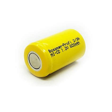 Аккумулятор промышленный Bossman 2/3A Ni-Cd 1.2V 600mAh h=28мм – фото ...